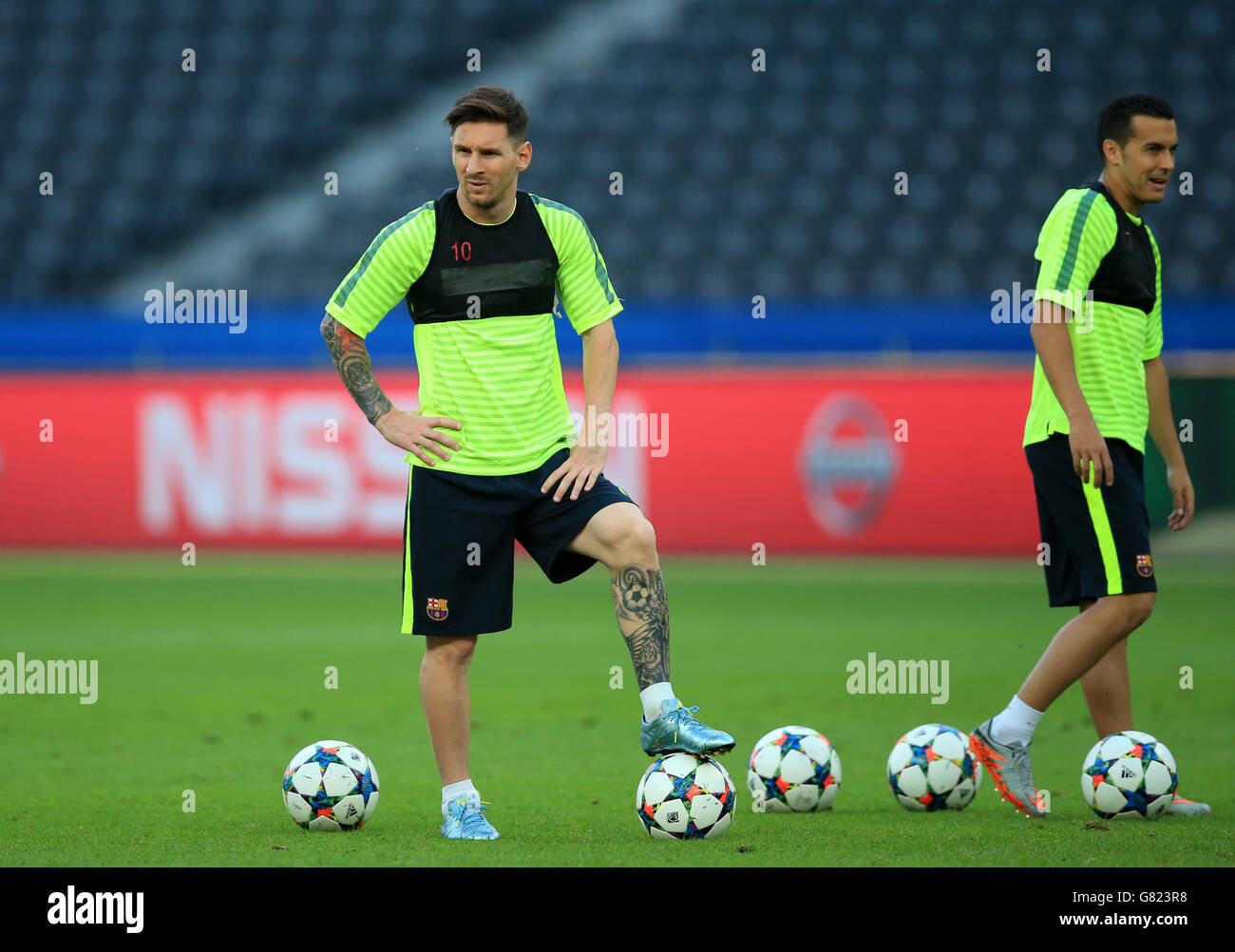 Soccer - UEFA Champions League - Final - Juventus v Barcelona - Barcelona Training Session ...