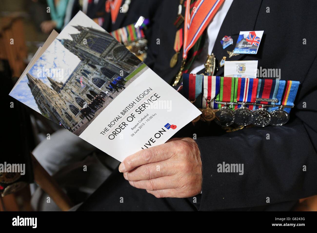 D-Day memorial 71st anniversary Stock Photo - Alamy