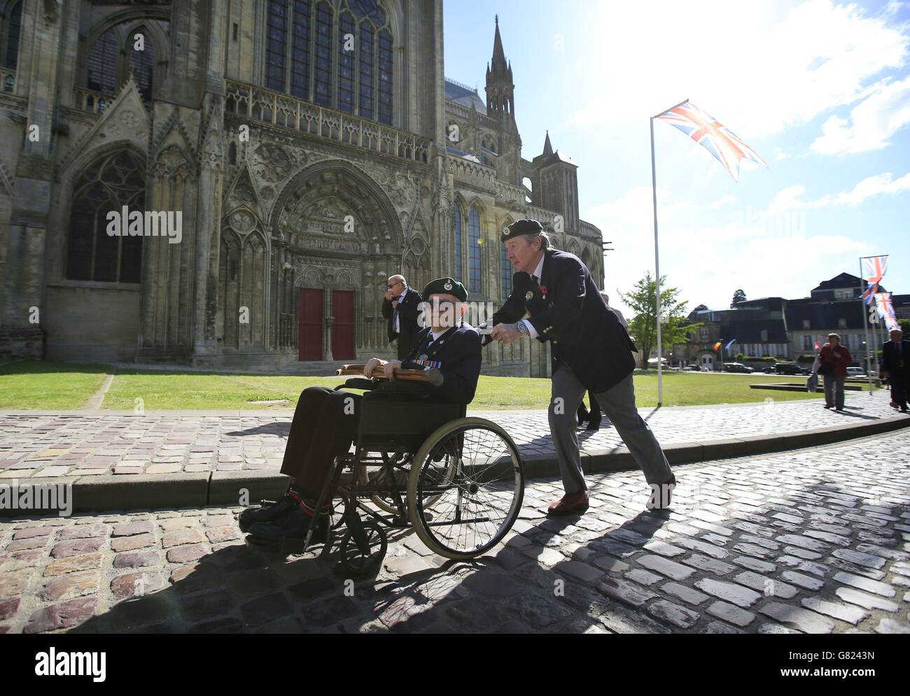 D-Day memorial 71st anniversary Stock Photo - Alamy