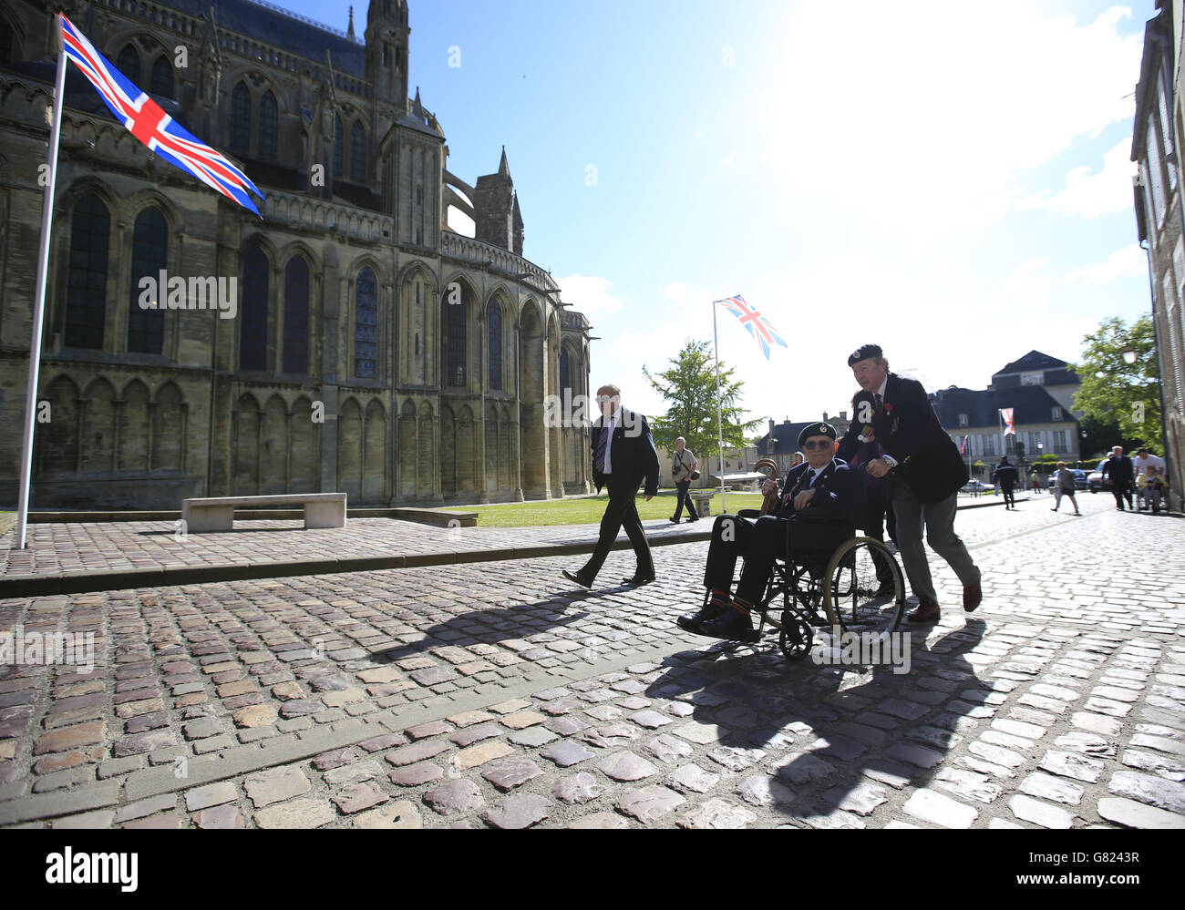 D-Day memorial 71st anniversary Stock Photo - Alamy
