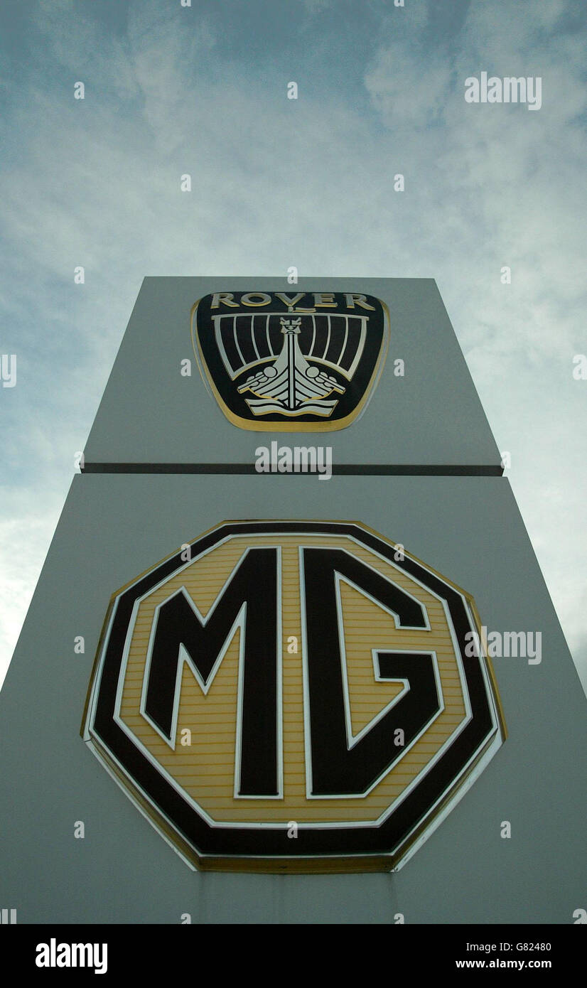 MG Rover Crisis Stock Photo - Alamy