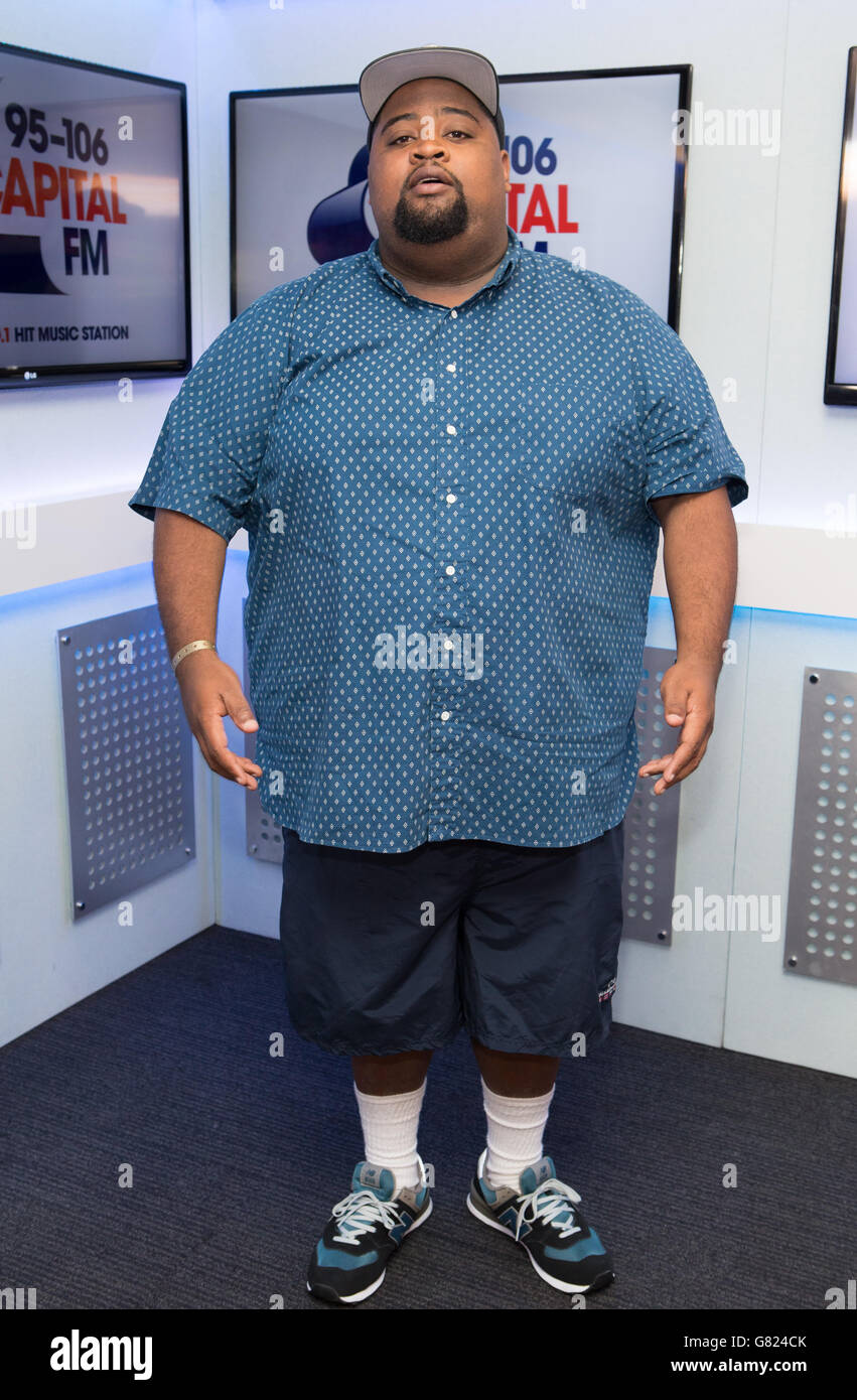 LunchMoney Lewis poses for the photographer after giving a live ...