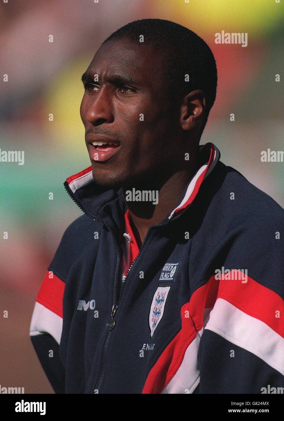 International Soccer - England v South Africa. Sol Campbell, England ...