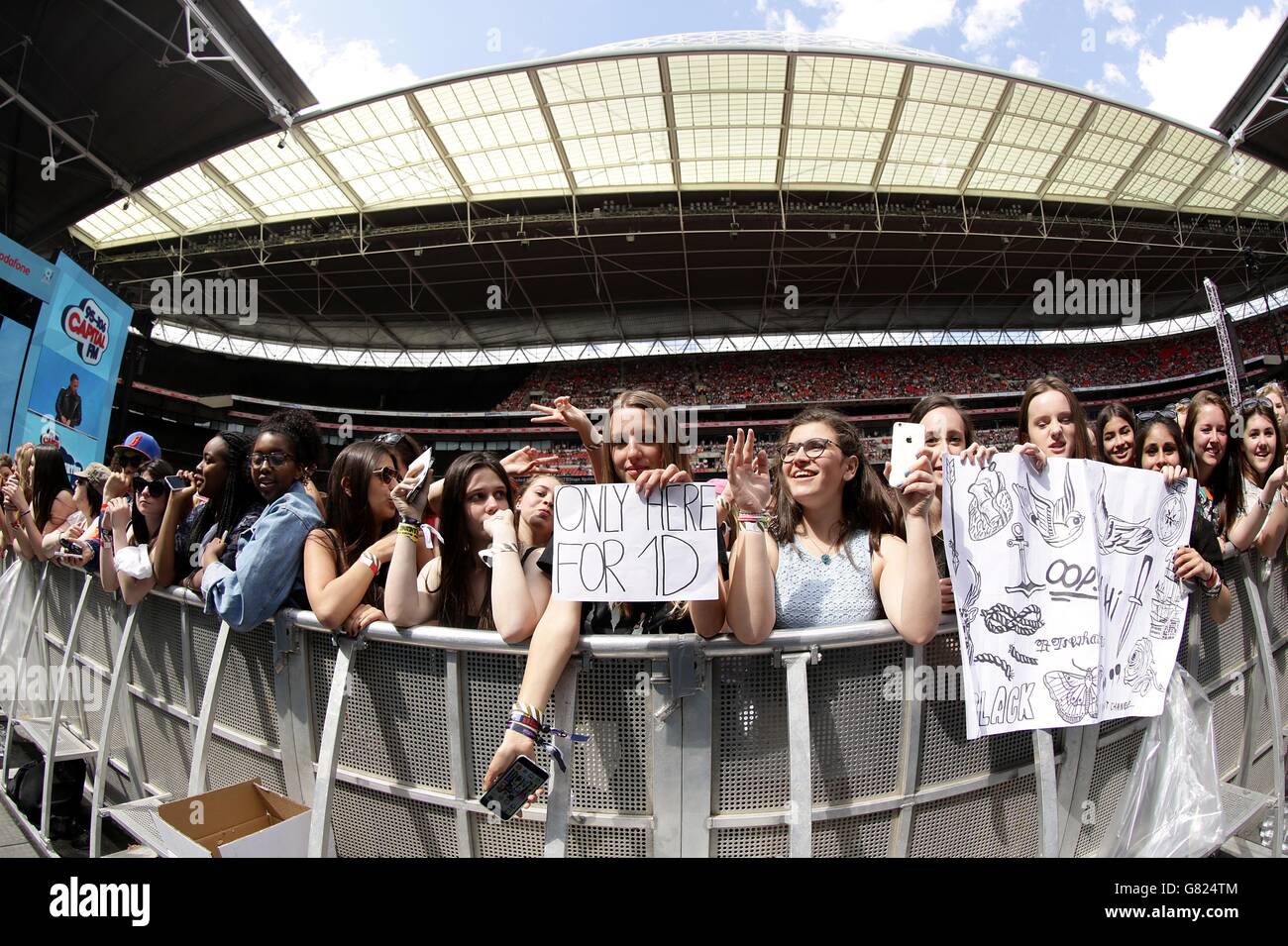 Summertime ball crowd sign hi-res stock photography and images - Alamy