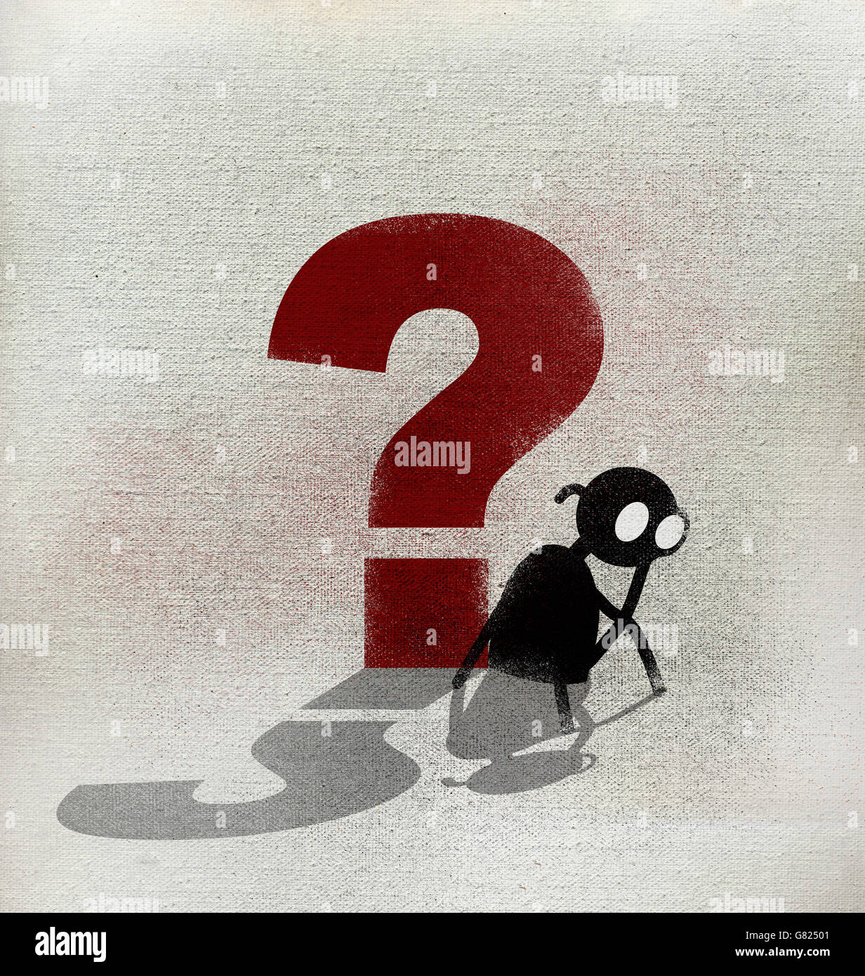 Man question mark hi-res stock photography and images - Alamy