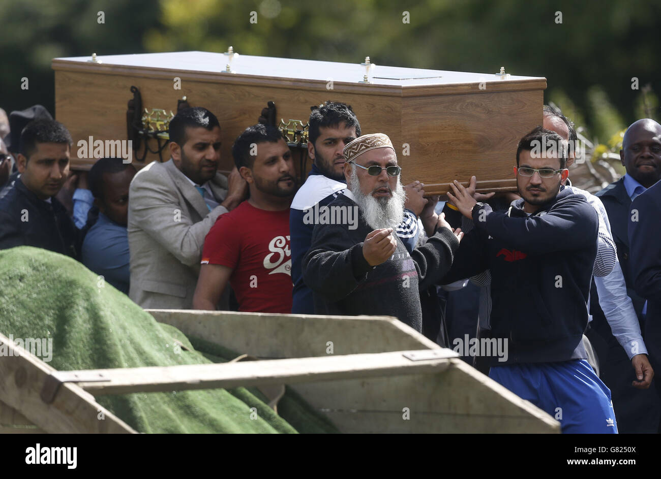 The coffin of sheku bayoh hi-res stock photography and images - Alamy