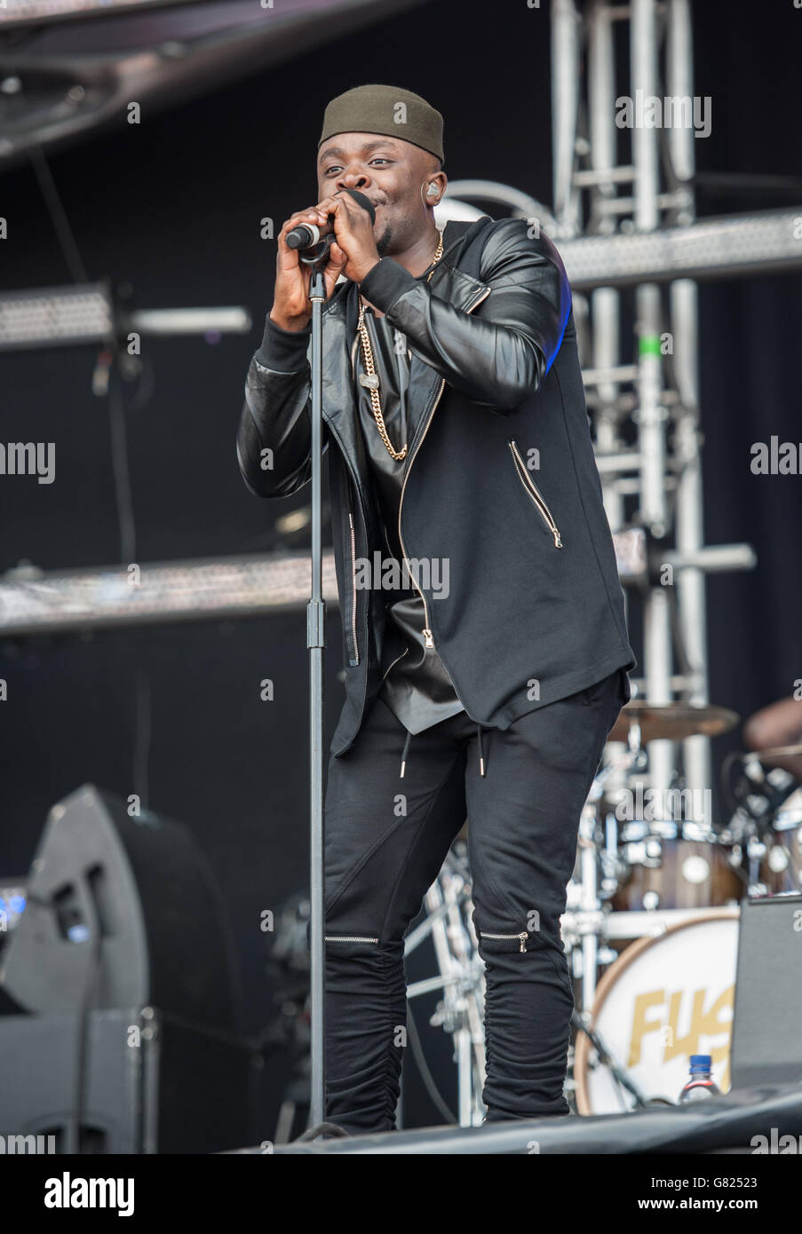 Fuse ODG performing live on stage on day 2 of Parklife festival on June ...
