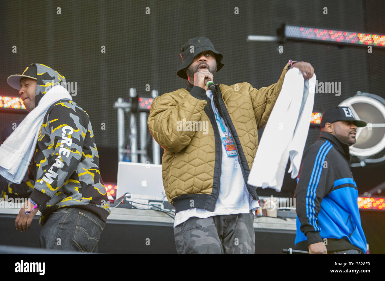 Gza, U-God, Ghostface Killah and Capadonna of Wu Tang Clan performing ...