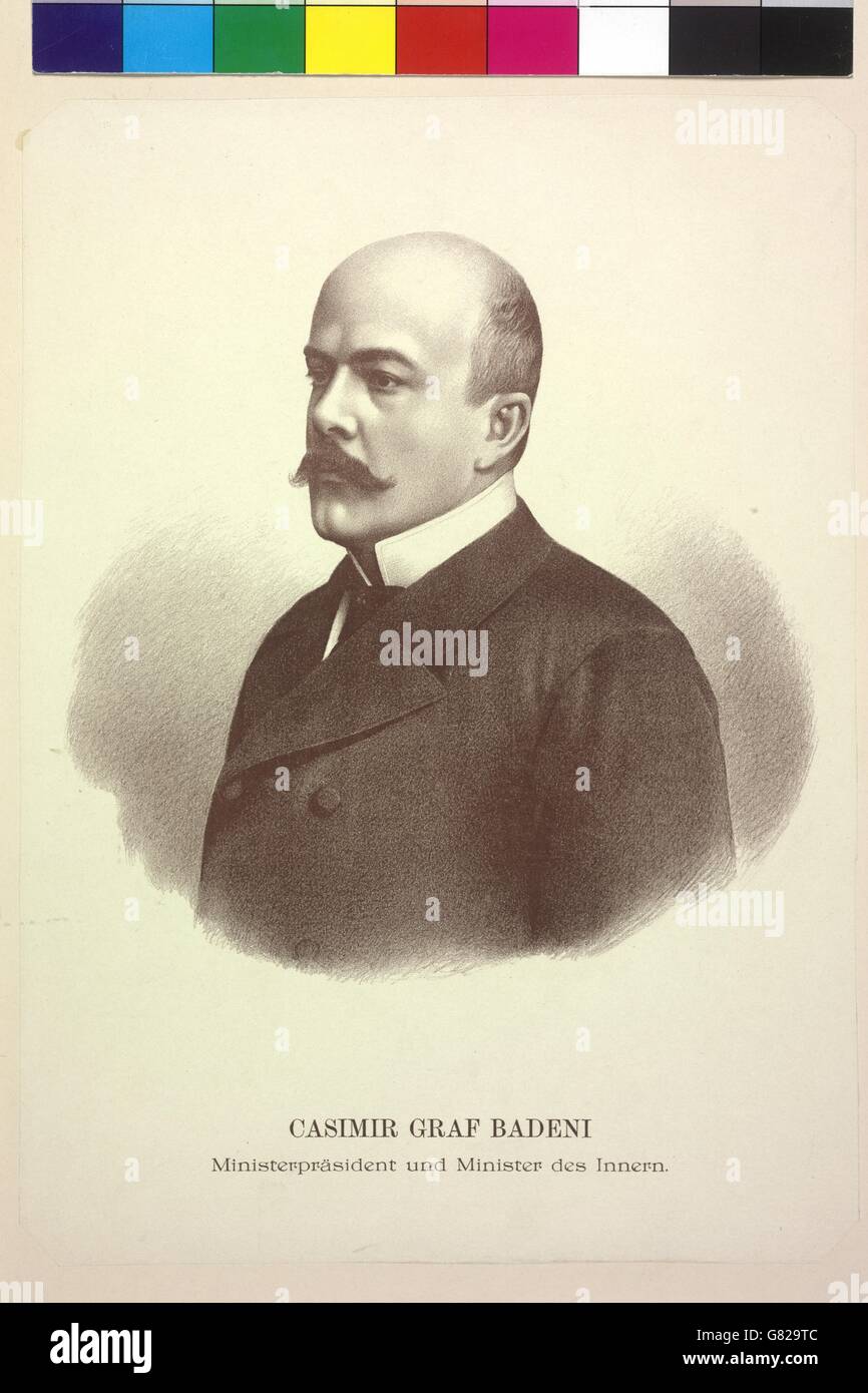 Badeni, Kasimir Graf Stock Photo - Alamy
