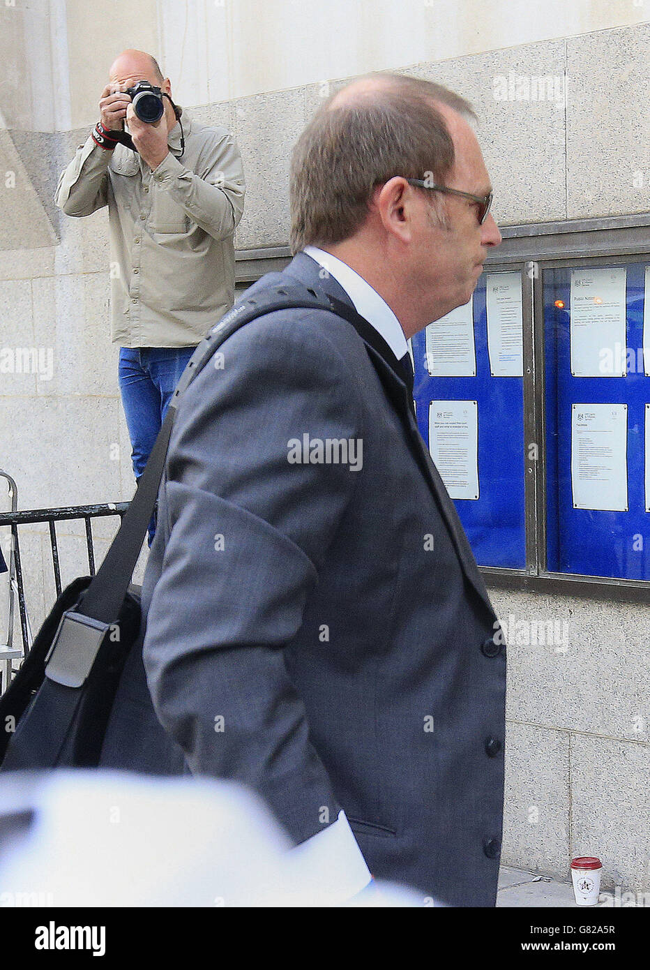 Ex-specialist firearms officer Anthony Long arrives at the Old Bailey ...