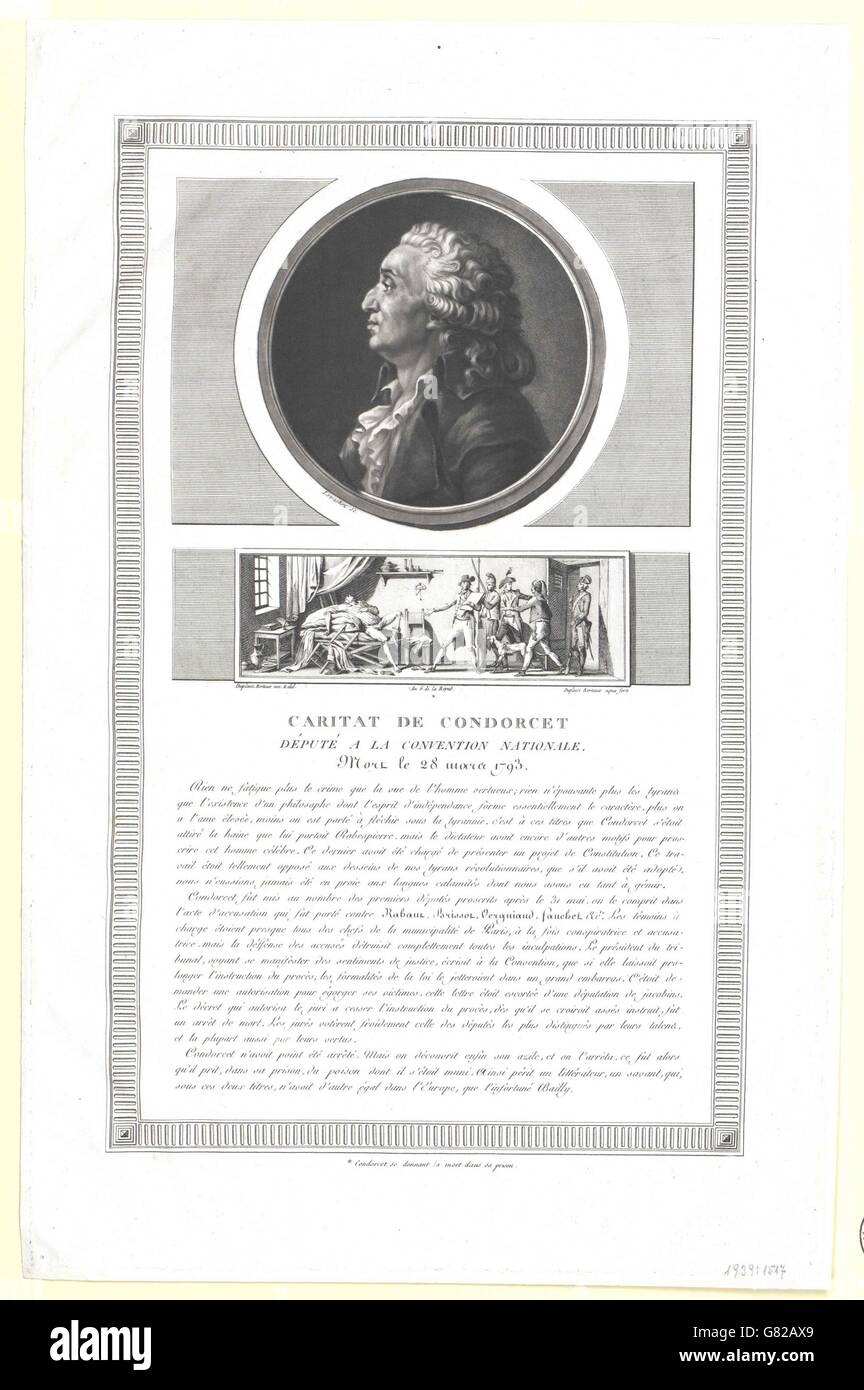 Condorcet marquis hi-res stock photography and images - Alamy