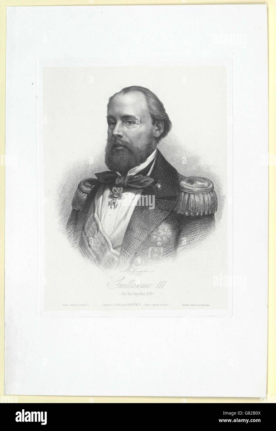 Wilhelm III., König der Niederlande Stock Photo - Alamy