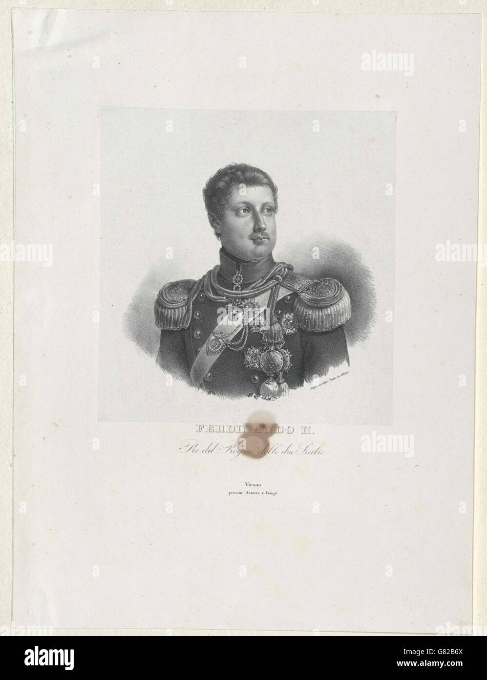 Ferdinand II., König beider Sizilien Stock Photo - Alamy