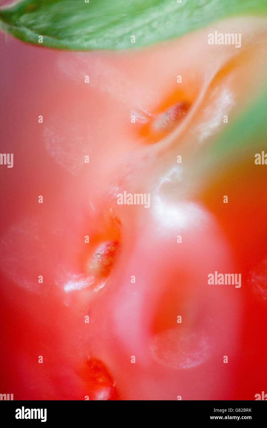 Extreme close-up of strawberry Stock Photo - Alamy
