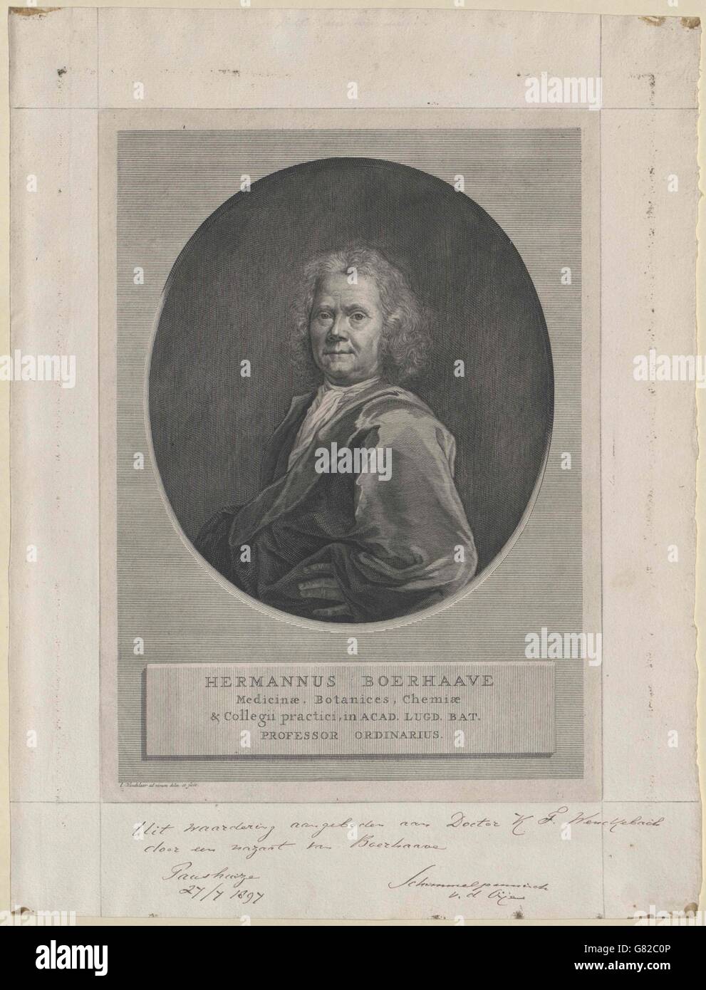 Herman boerhaave portrait hi-res stock photography and images - Alamy