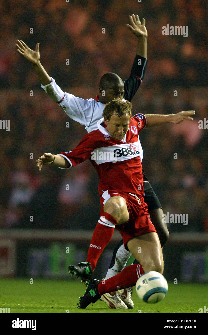 Football fa barclays premiership middlesbrough v fulham the riverside ...
