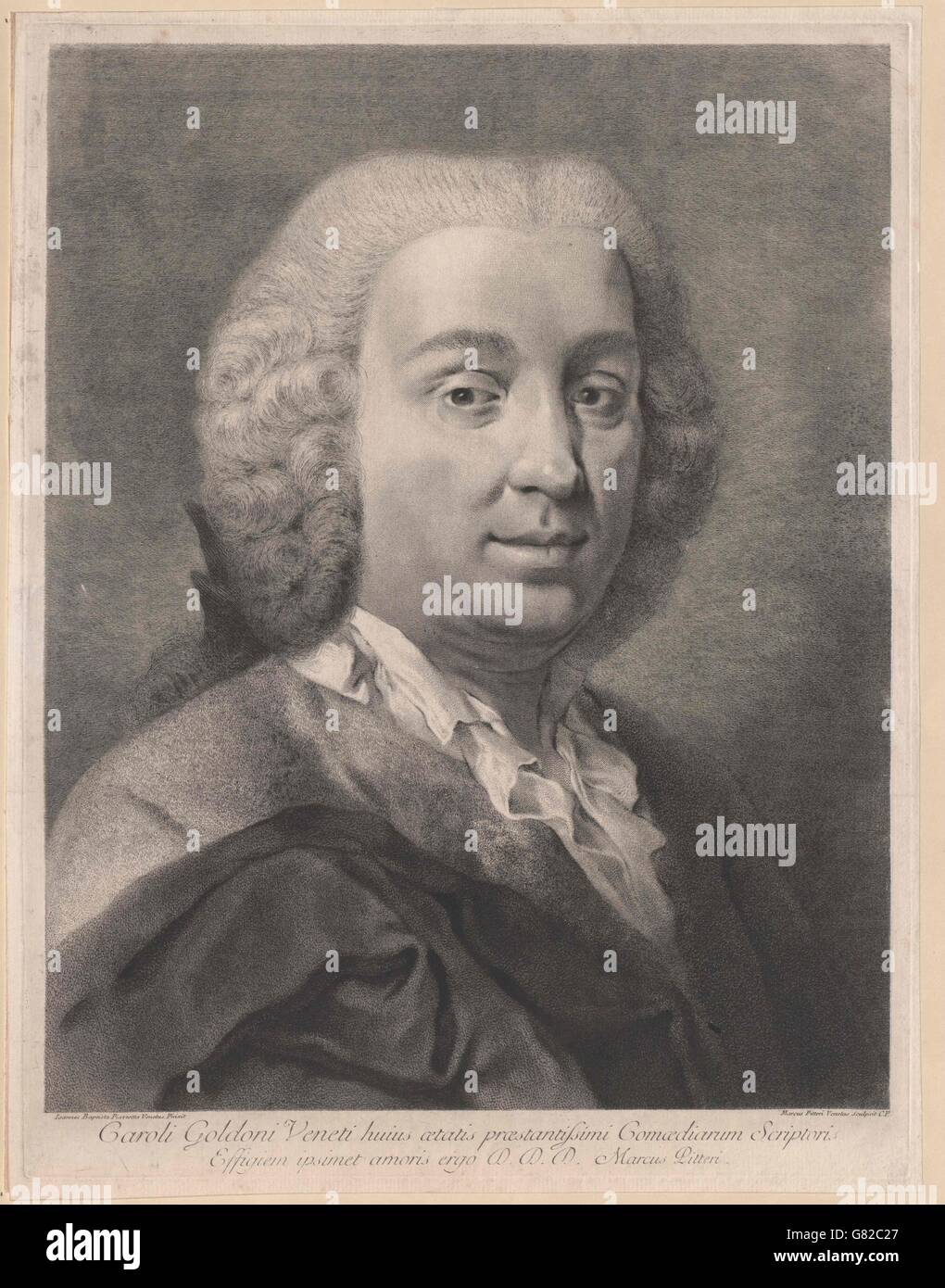 Goldoni portrait hi-res stock photography and images - Alamy