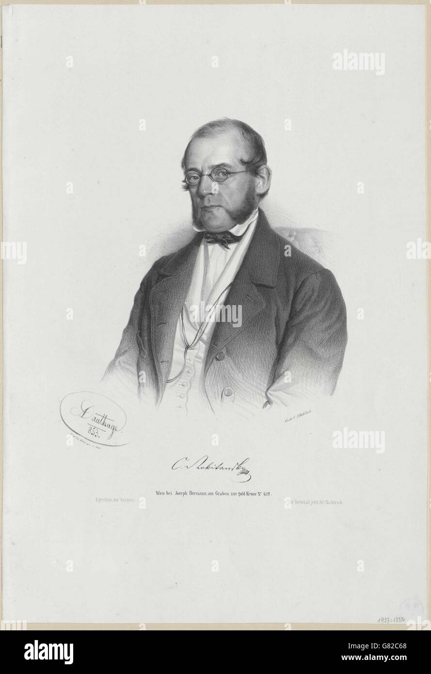 Rokitansky, Karl Freiherr Stock Photo - Alamy
