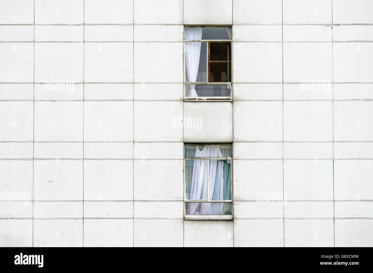 Windows of residential building Stock Photo - Alamy