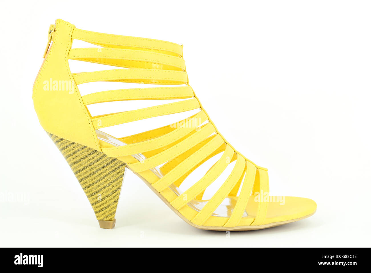 summer yellow shoe Stock Photo - Alamy