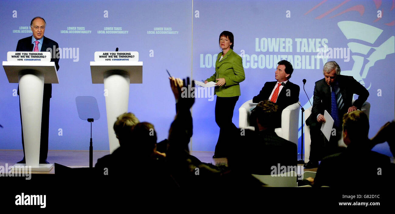 General Election Campaign 2005 - Conservative Headquarters Stock Photo ...