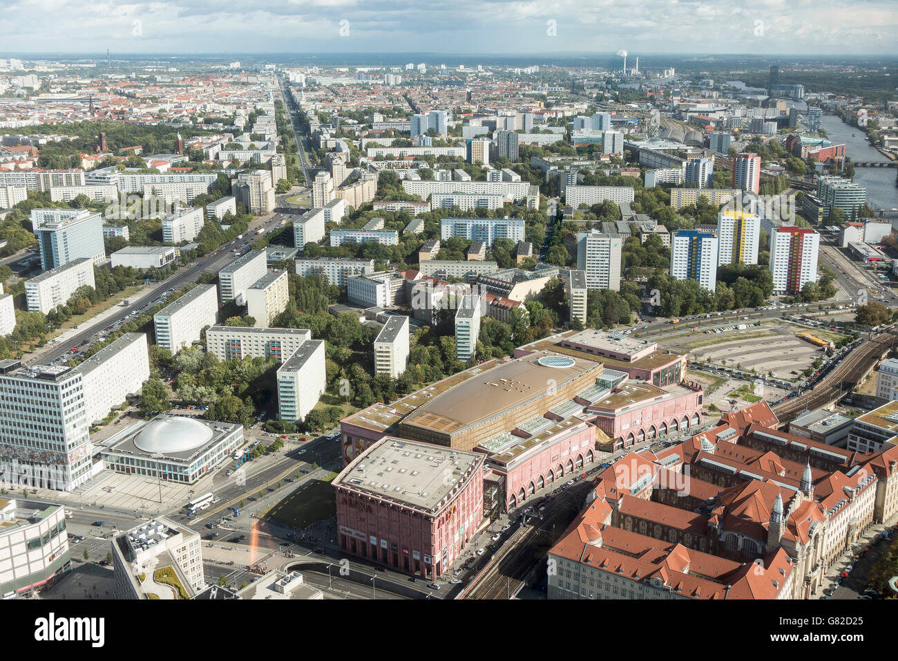 High angle view of cityscape Stock Photo - Alamy