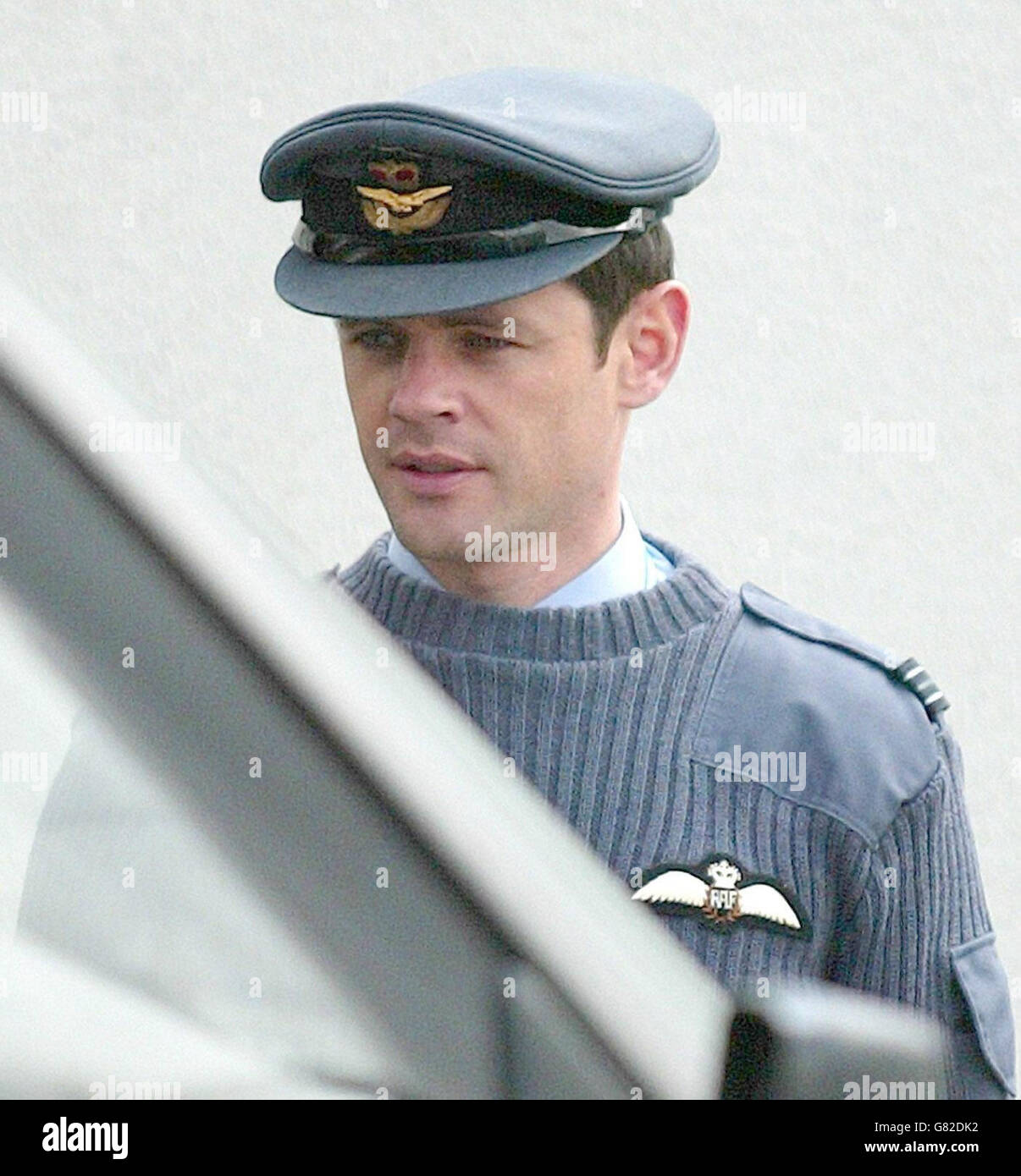 Royal Air Force Flight Lieutenant Stuart Hague arrives to face a court ...