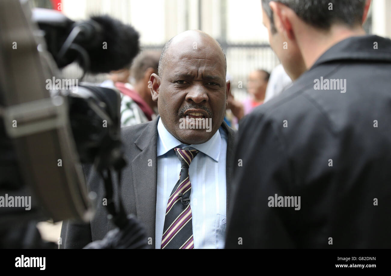Chagos Islands court case Stock Photo - Alamy