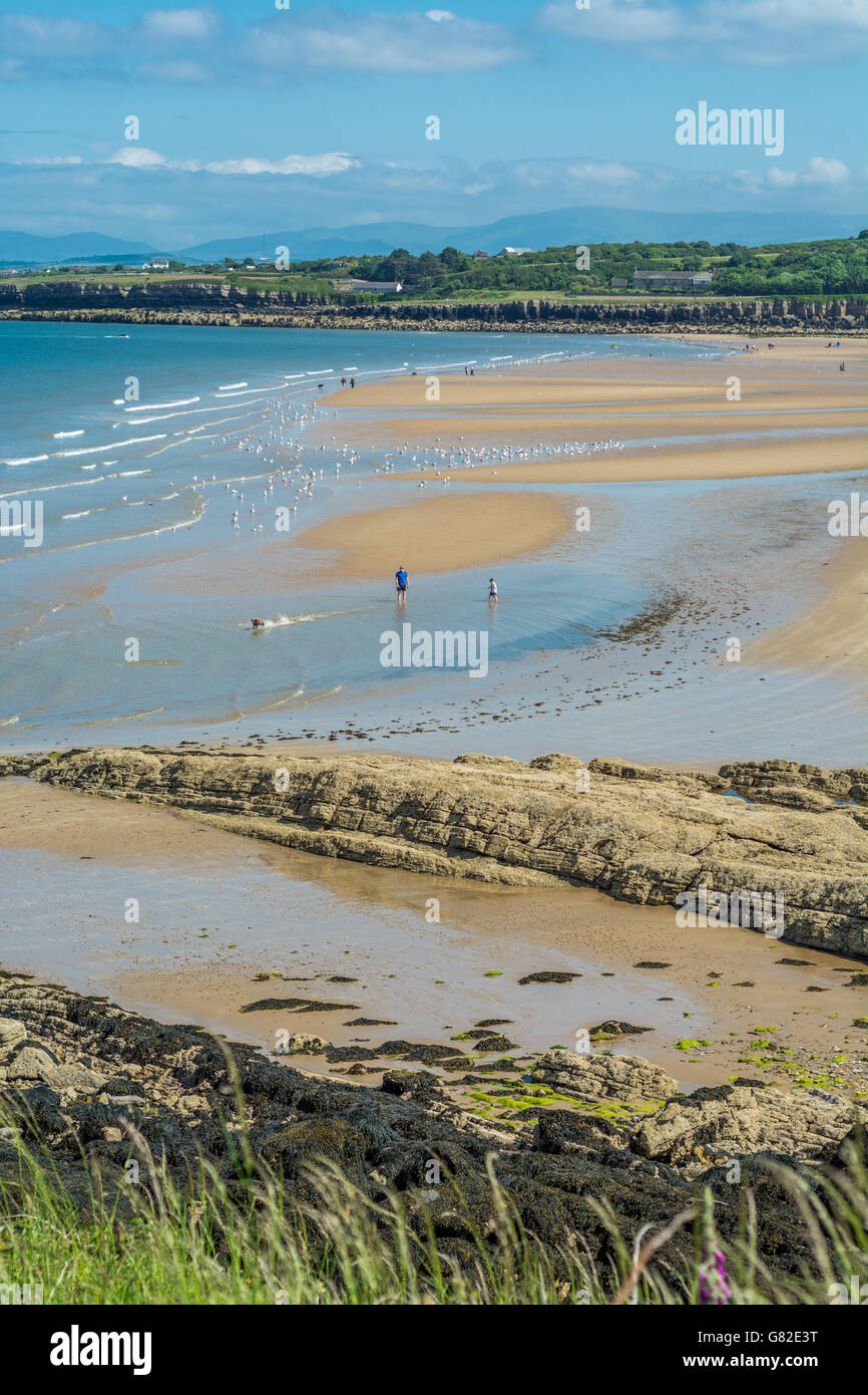 View of Lligwy Bay on Anglesey Stock Photo - Alamy