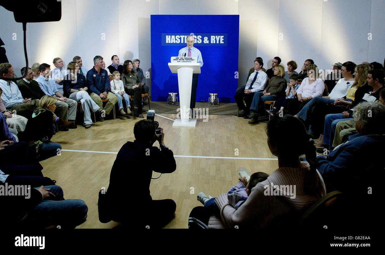 General Election Campaign 2005 - Conservative Party Stock Photo - Alamy