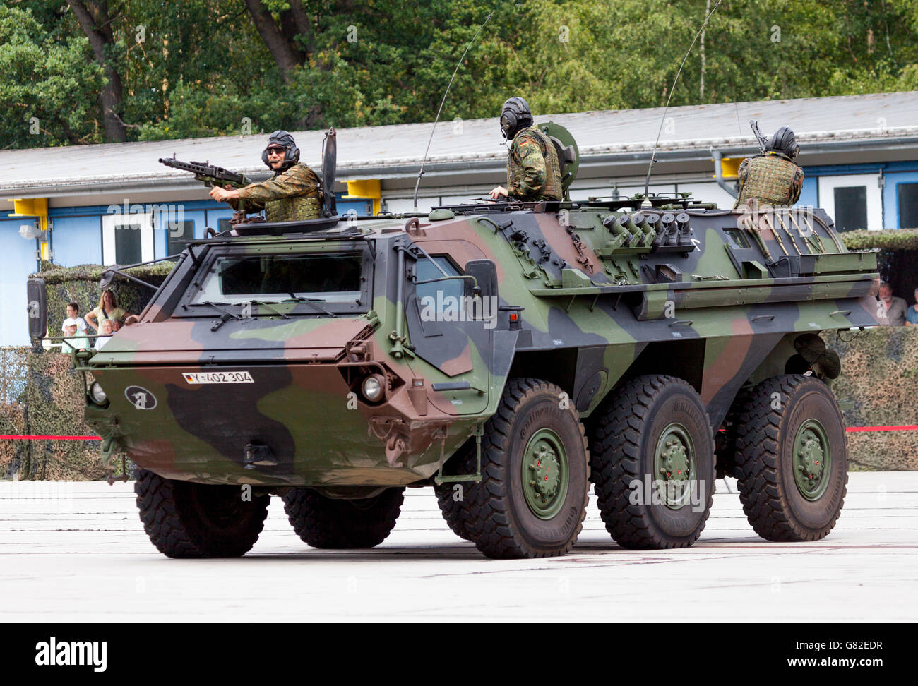 BURG / GERMANY - JUNE 25, 2016: german military armoured personnel ...