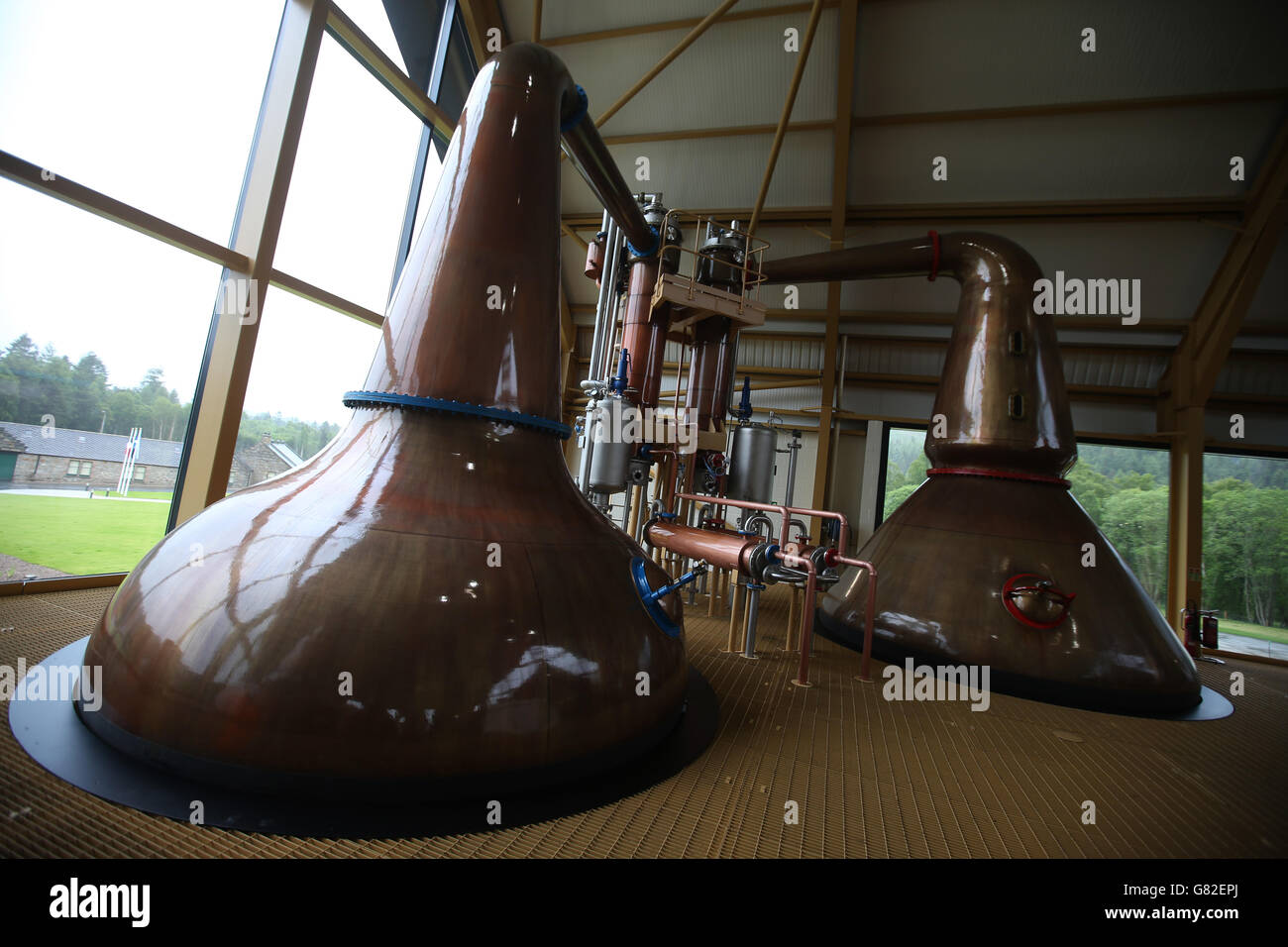 Dalmunach Distillery launch Stock Photo - Alamy