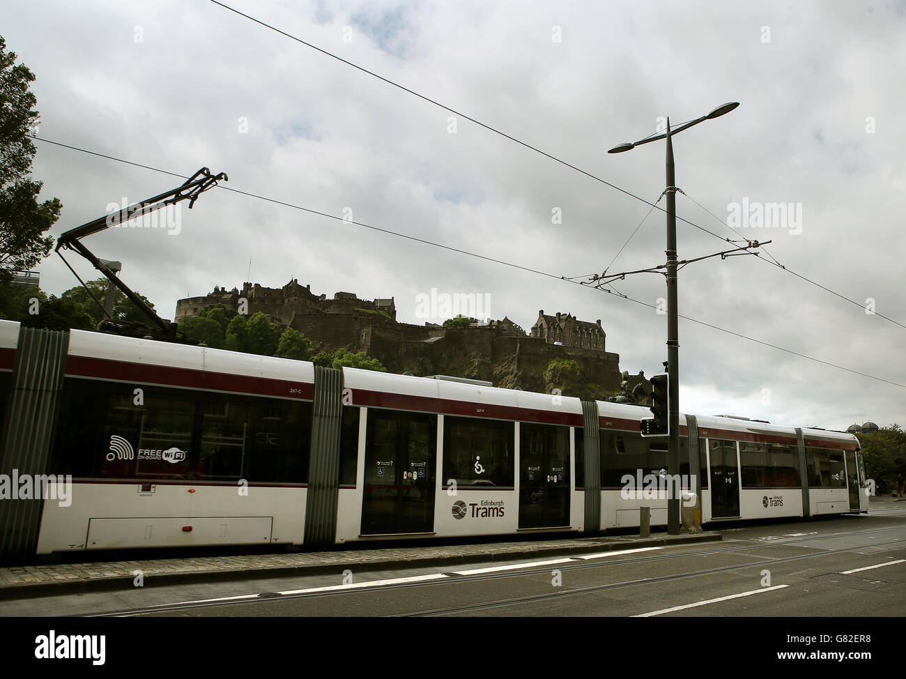 Edinburgh trams hi-res stock photography and images - Alamy