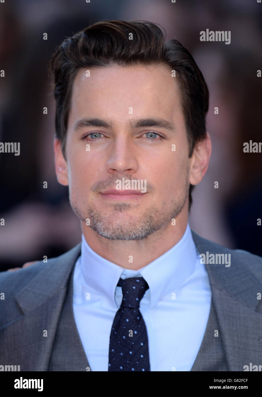 Matt Bomer arriving at the Magic Mike XXL European premiere at Vue West ...