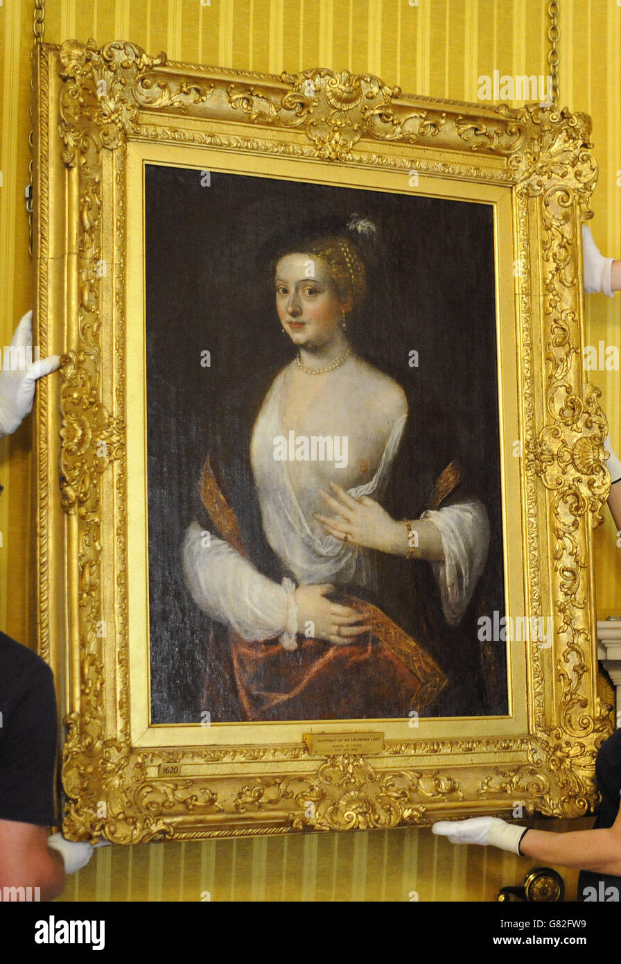 Titian work discovered Stock Photo - Alamy
