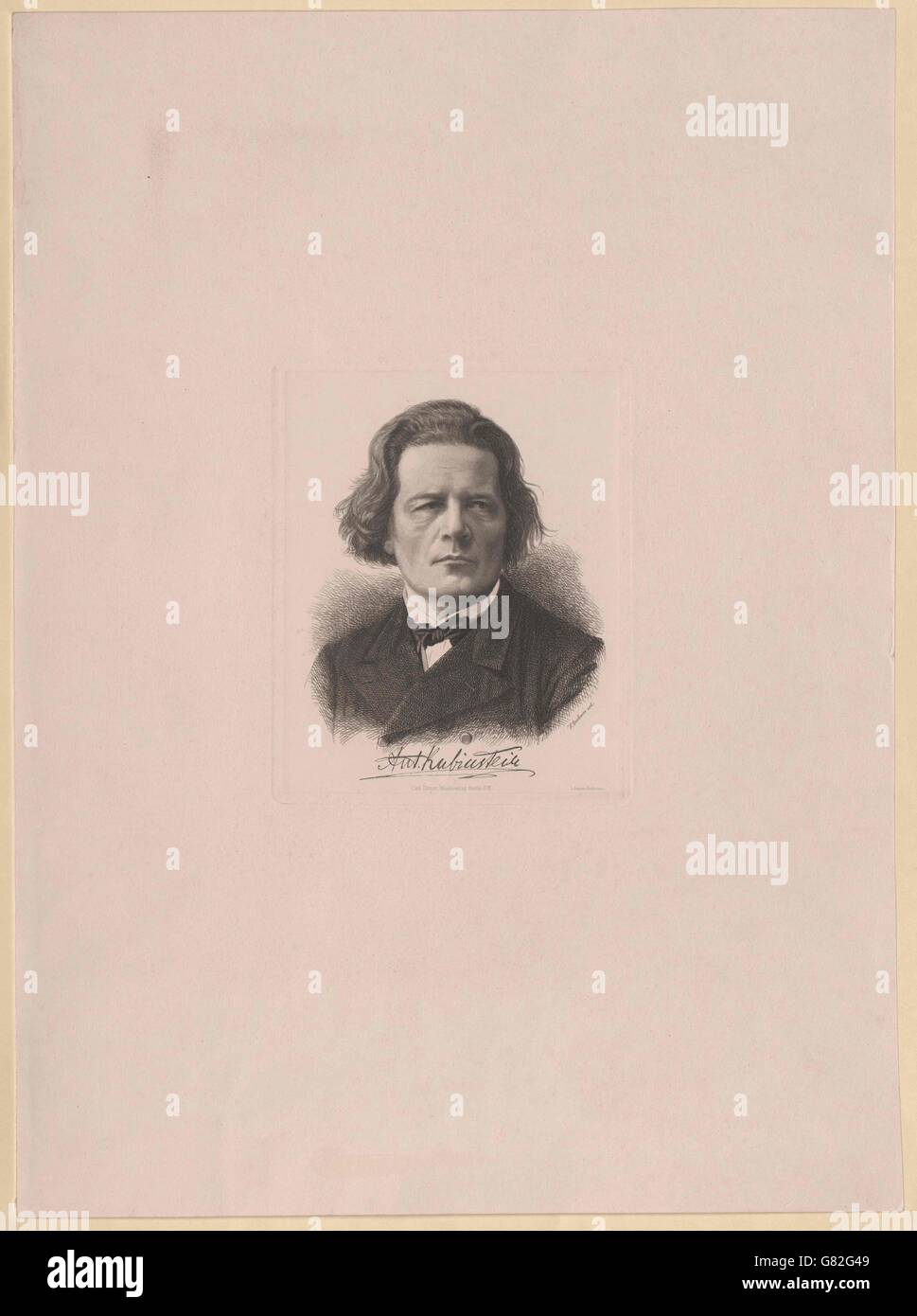 Portrait anton rubinstein hi-res stock photography and images - Alamy