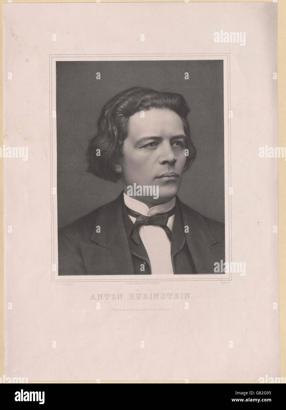 Portrait anton rubinstein hi-res stock photography and images - Alamy