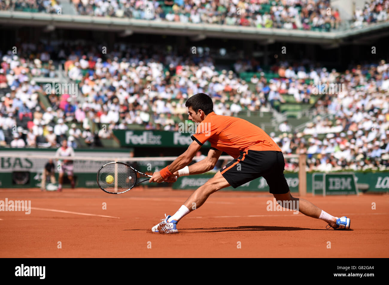 Tennis - 2015 French Open - Day Fifteen - Roland Garros Stock Photo - Alamy