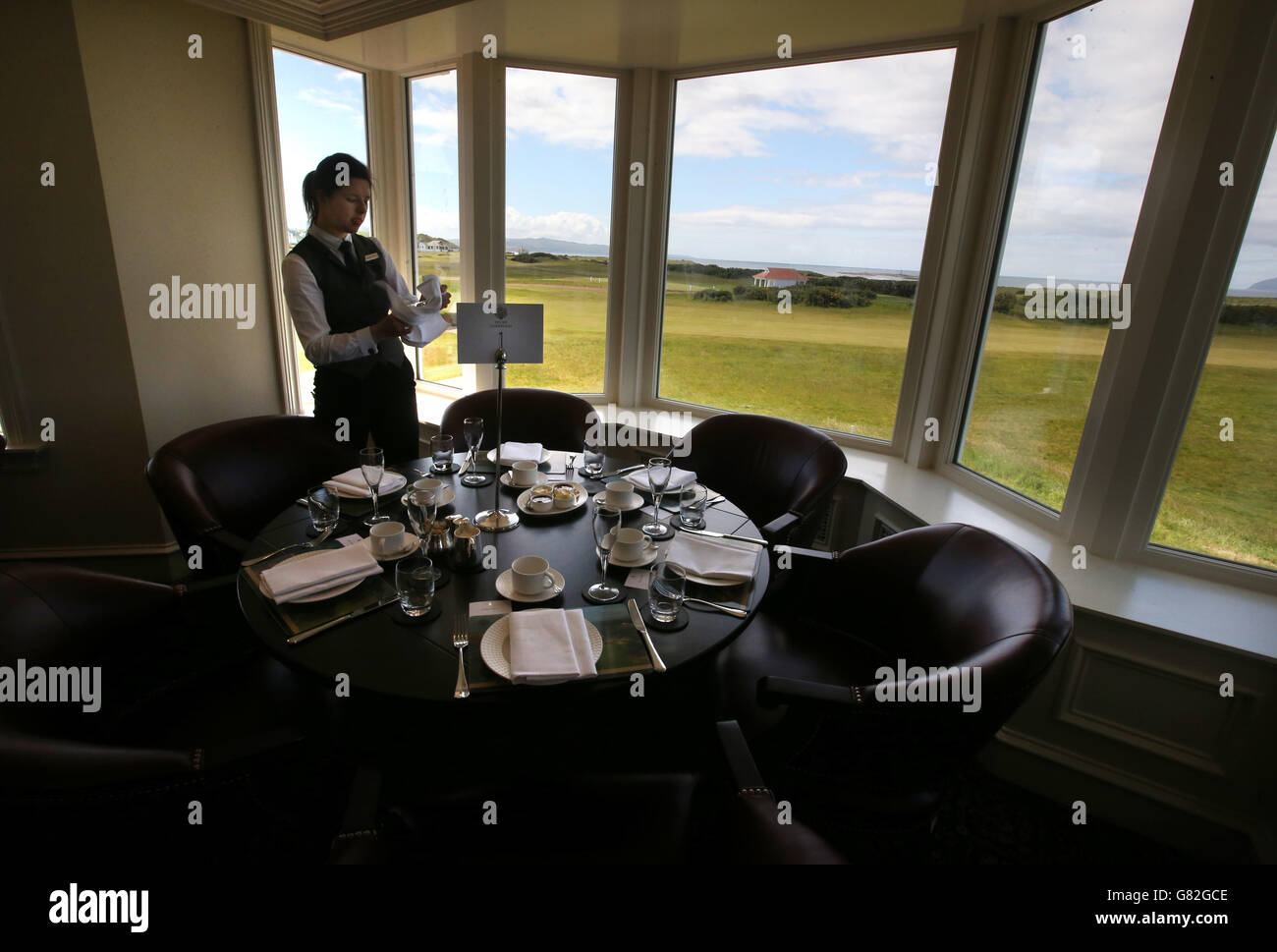 Restaurant donald trump unveiled multi million pound refurbishment ...