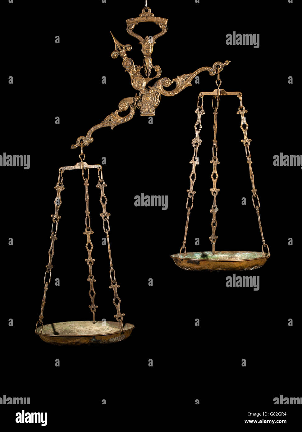 Antique weighing scale Stock Photo - Alamy