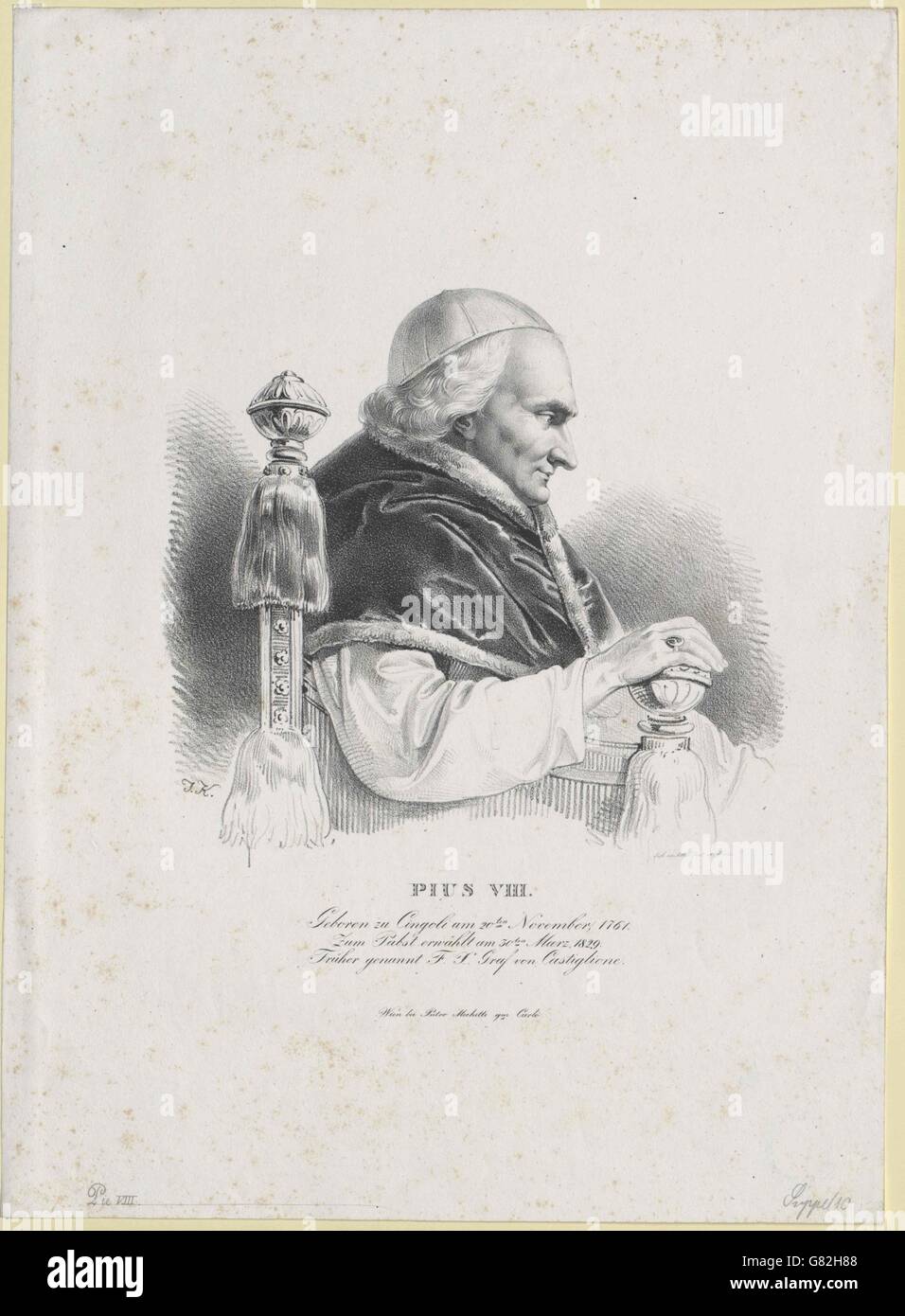Pius viii hi-res stock photography and images - Alamy