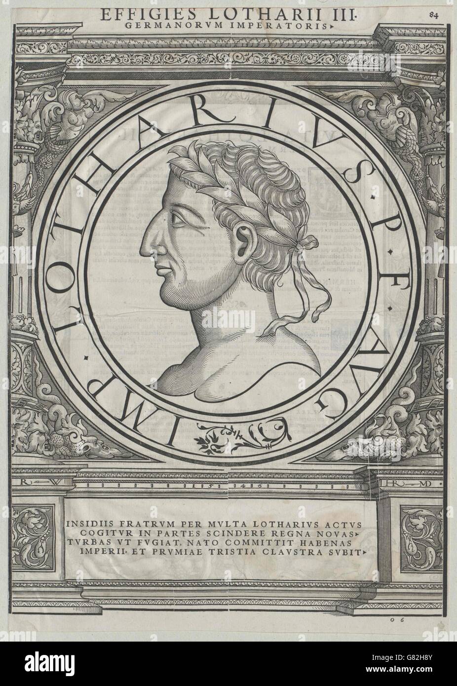 Lothar I., römischer Kaiser Stock Photo - Alamy