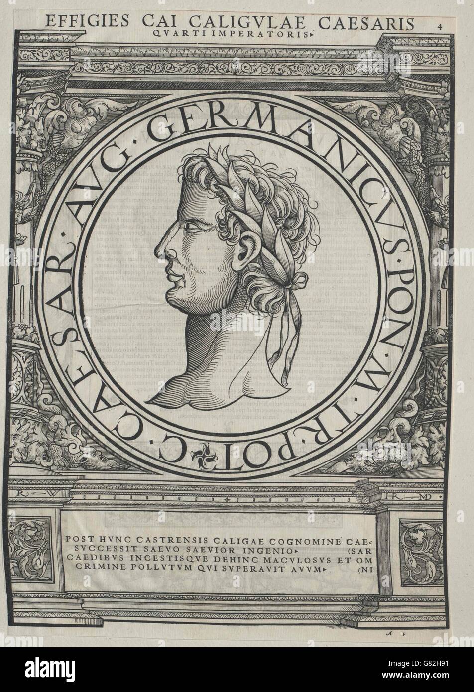 Caligula, römischer Kaiser Stock Photo - Alamy