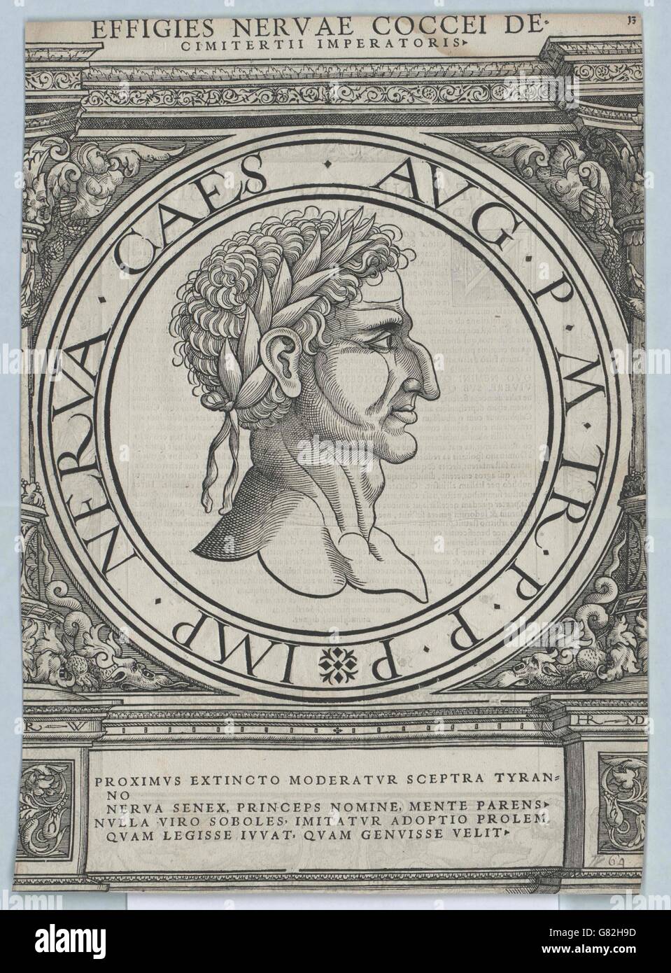 Nerva, römischer Kaiser Stock Photo - Alamy