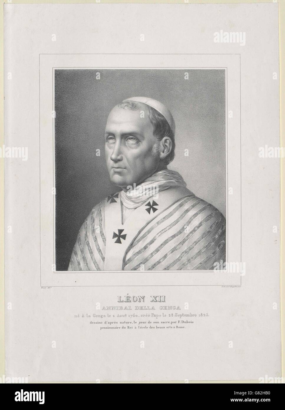 Leo XII., papa Stock Photo - Alamy