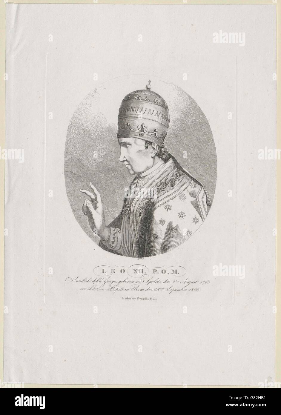 Pope leo xii hi-res stock photography and images - Alamy
