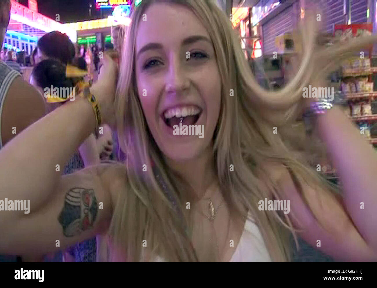 Screen grab taken from PA Video of Hannah MacDonald, 19, from Perth ...