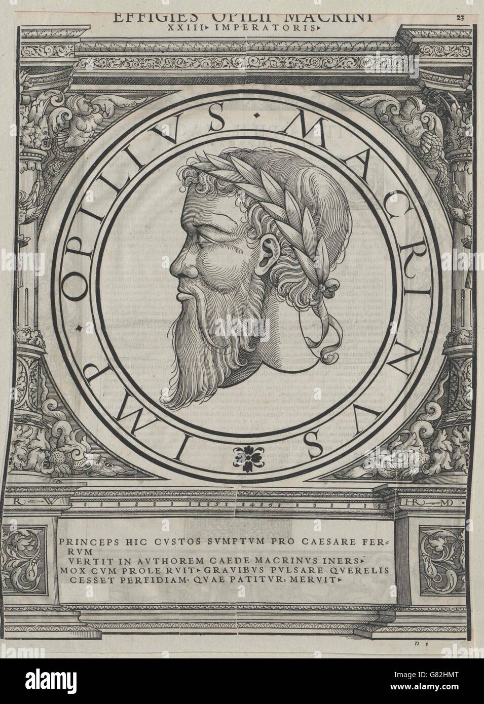Macrinus, römischer Kaiser Stock Photo - Alamy
