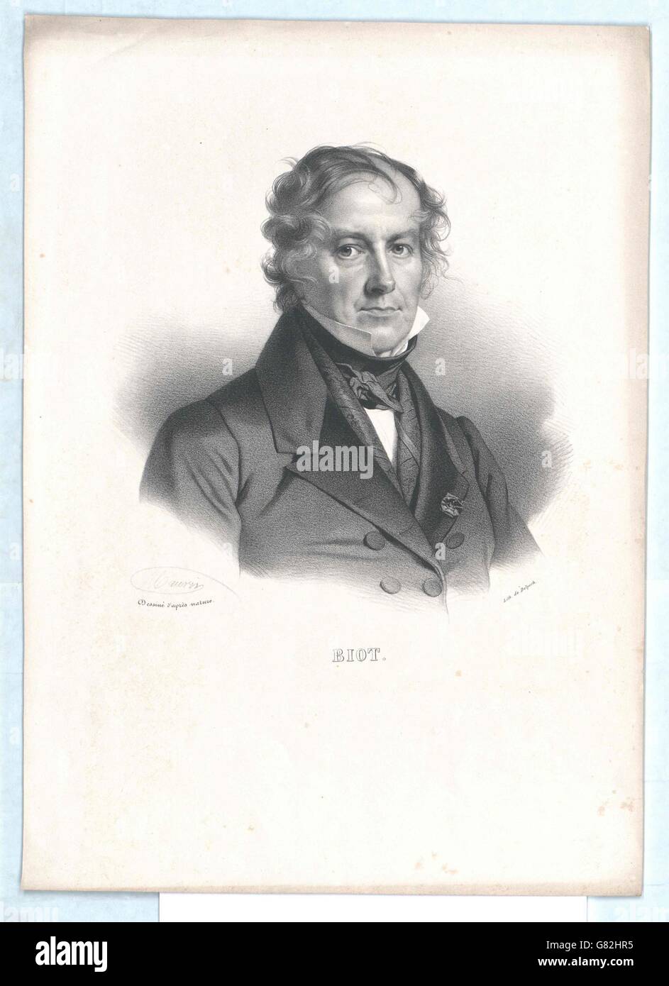 Portrait of jean baptiste biot hi-res stock photography and images - Alamy