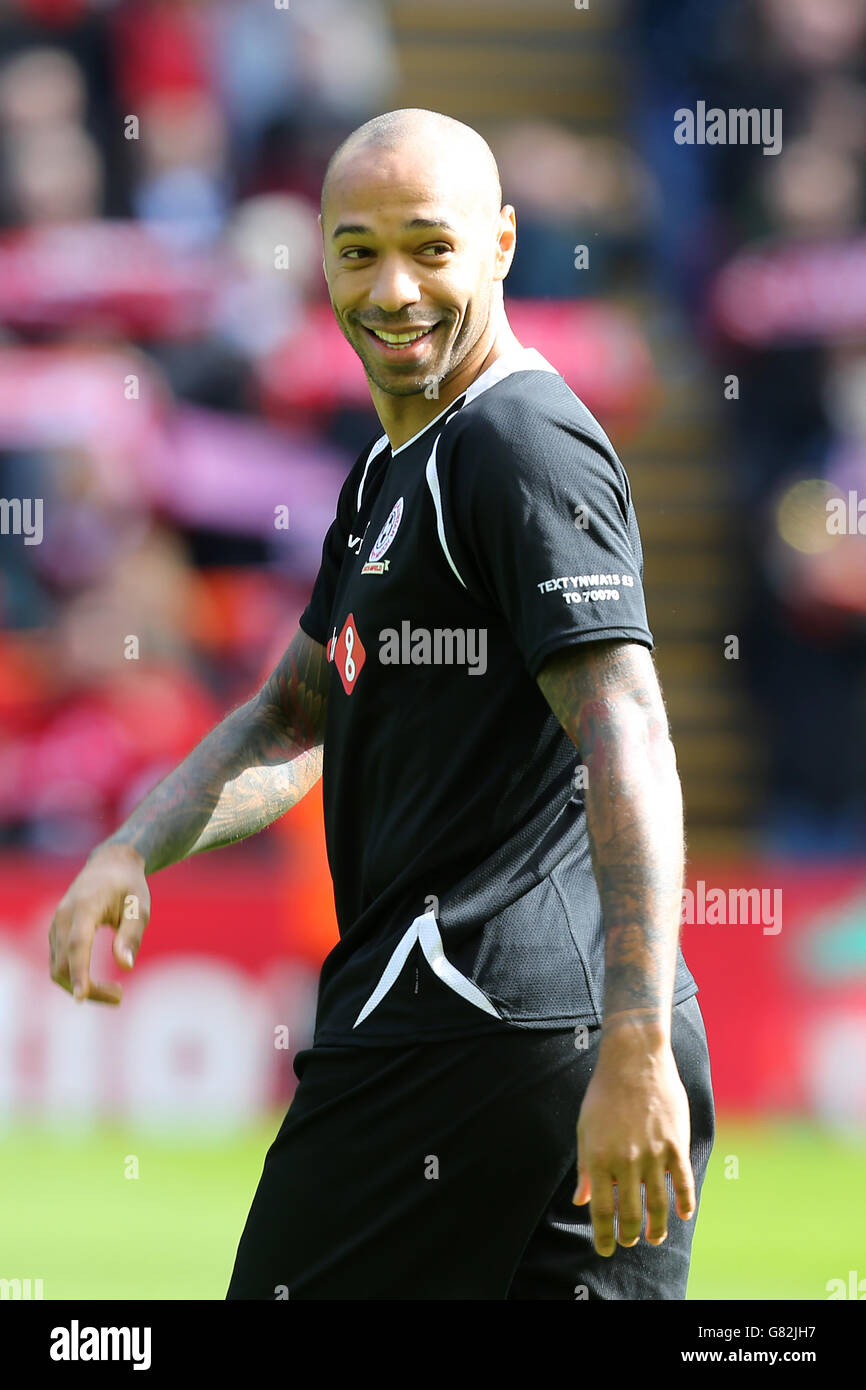 Soccer - Liverpool All Stars Charity Match - Anfield Stock Photo - Alamy